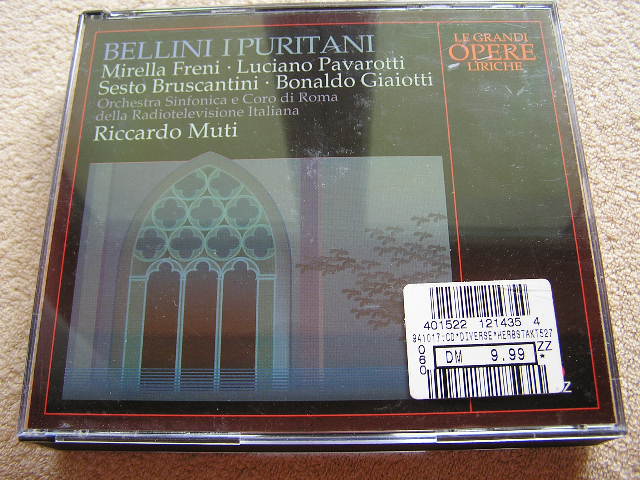 Purytanie (I puritani) - Vincenzo Bellini Luciano Pavarotti, Mirella ...