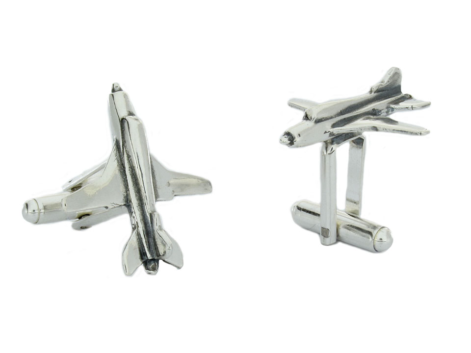 Srebrne 0,925 Spinki do Mankietów samolot su-22 (5702921976826) • Cena ...