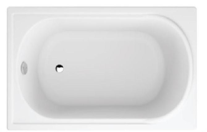 Wanna prostokątna akrylowa Polimat Mini odpływ z boku 110 x 70 cm ...