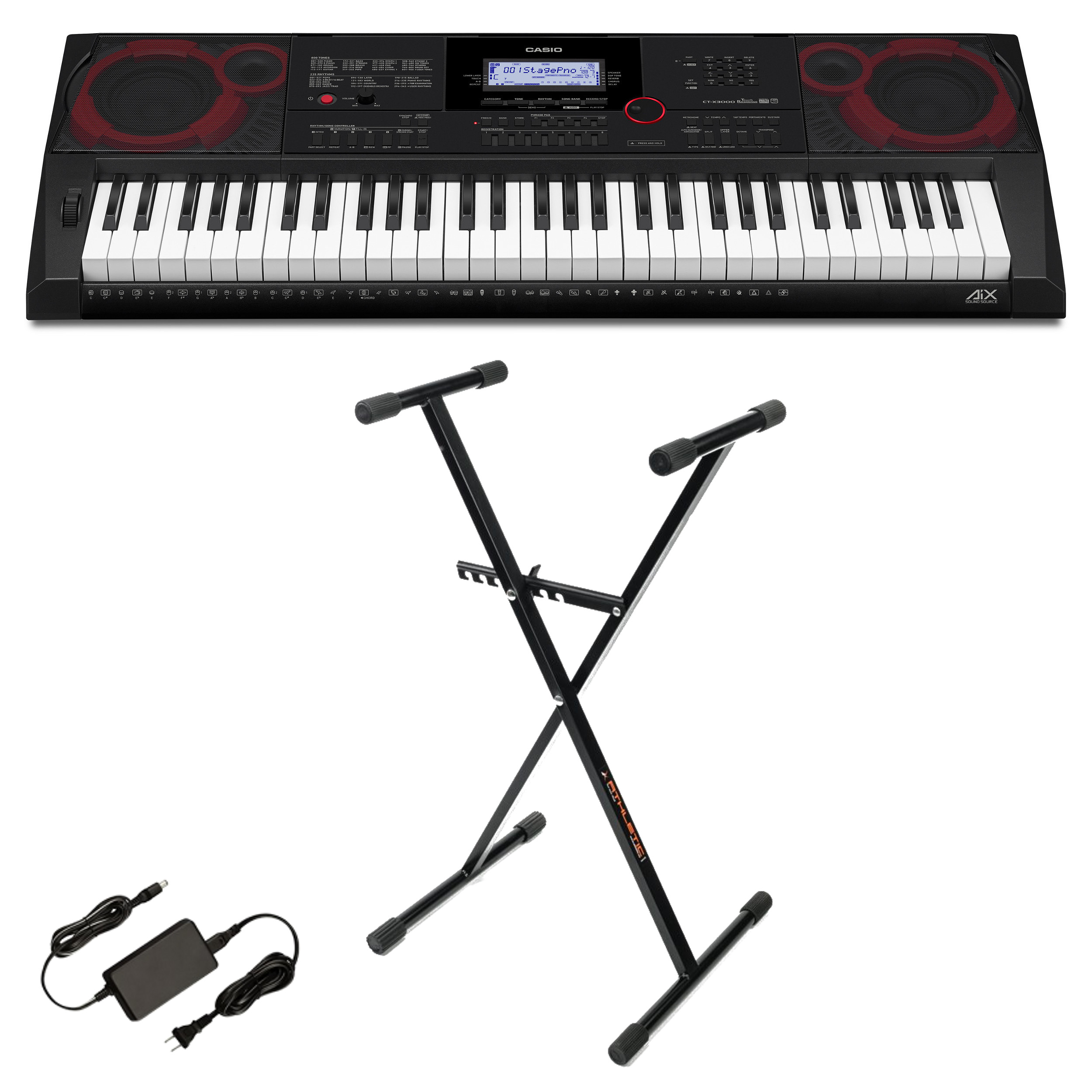 Keyboard Casio CT-X3000 SET 7377692385 - Sklepy, Opinie, Ceny w Allegro