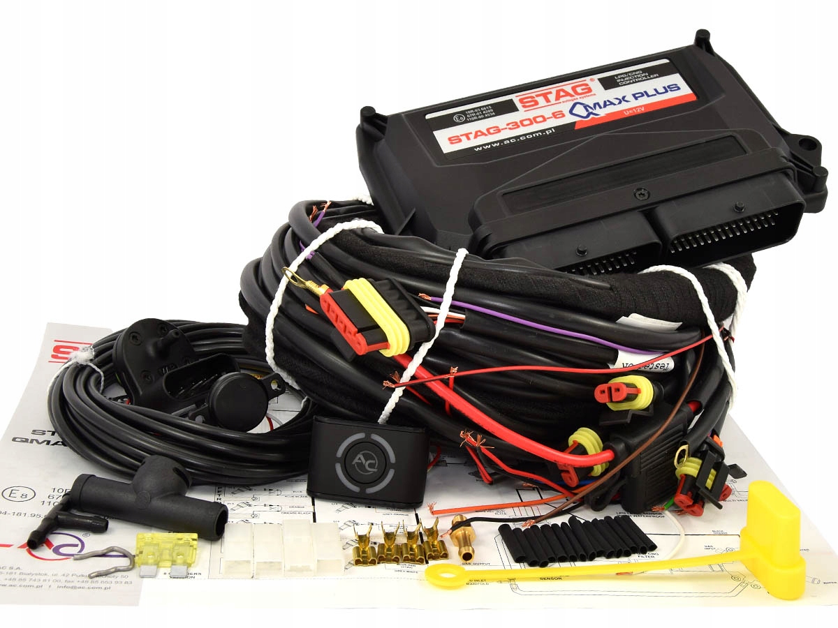 STAG 300-6 Q-MAX PLUS ELEKTRONIKA SEKWENCJA 6cyl + LED 600 za 1135 ...