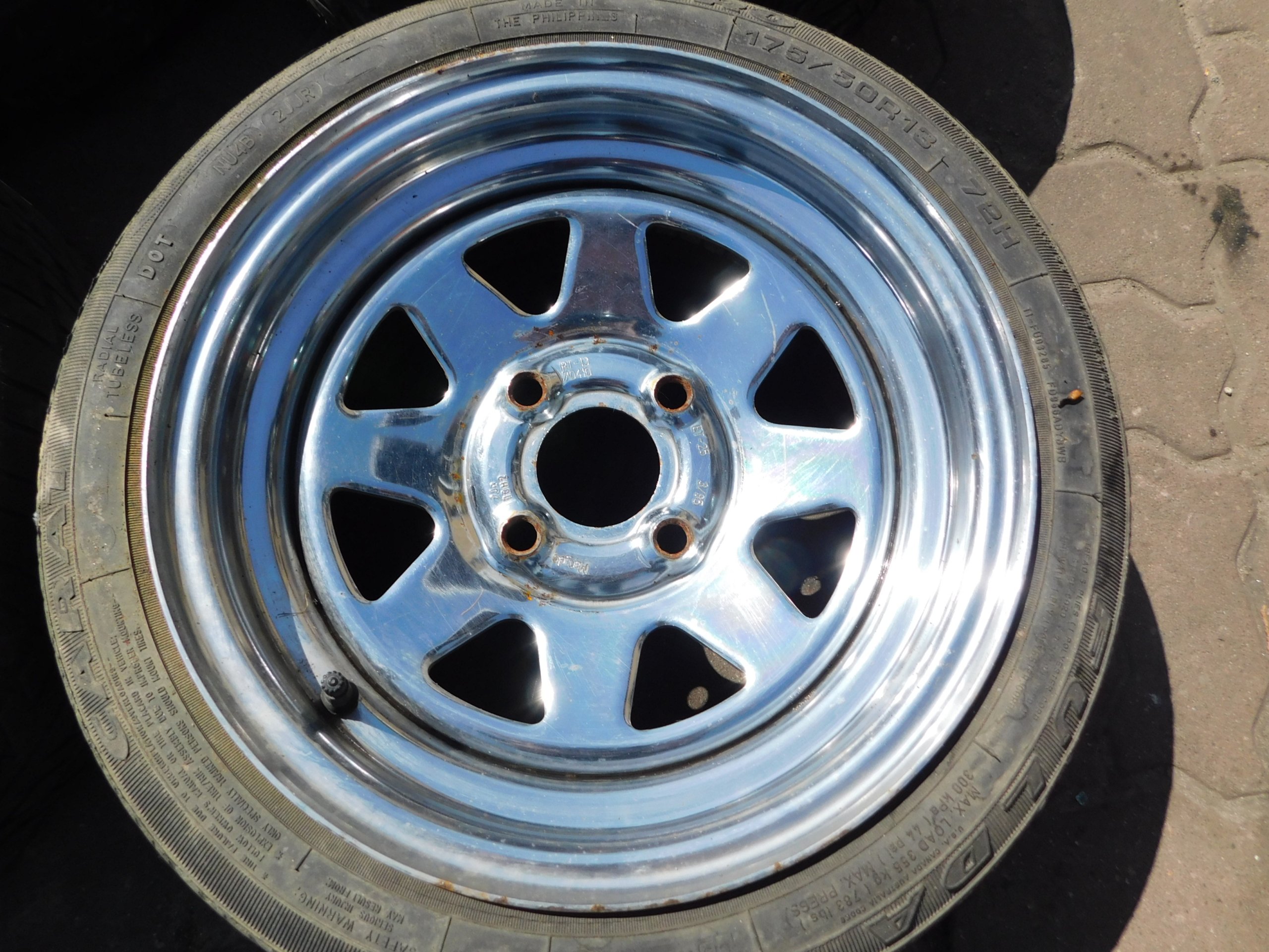 felgi MANGELS CHROM 13" 4x100 - 7556764920 - oficjalne archiwum allegro