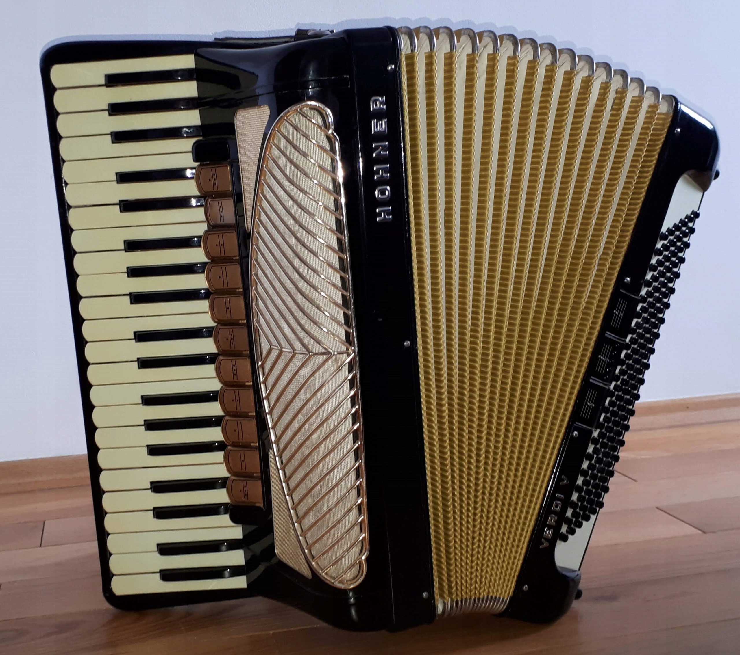 Akordeon Hohner Verdi V musette 120B 4 chóry ideał - 7551504795 ...