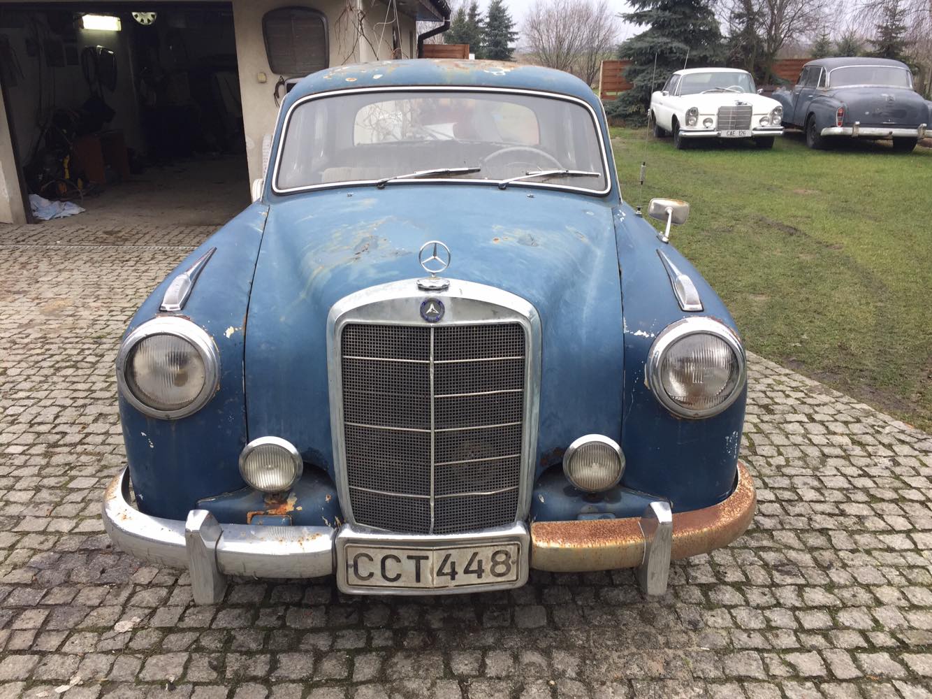 MERCEDES PONTON W105 219 ROK 1956 - 7220012740 - oficjalne archiwum allegro