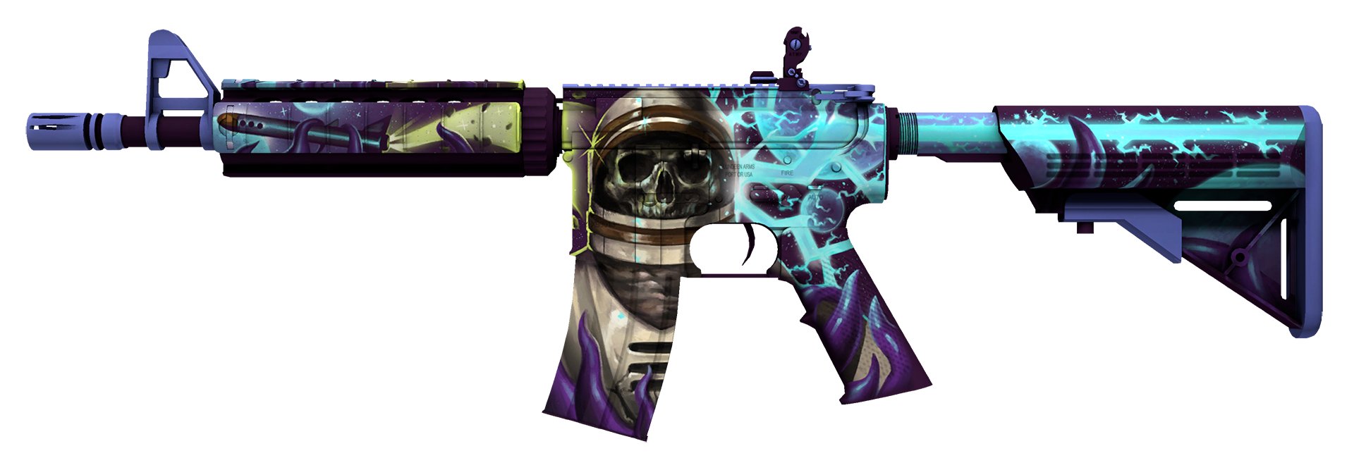 SKIN CSGO M4A4 DESOLATE SPACE 3/5 kosmiczna pustka - 6882687943 ...