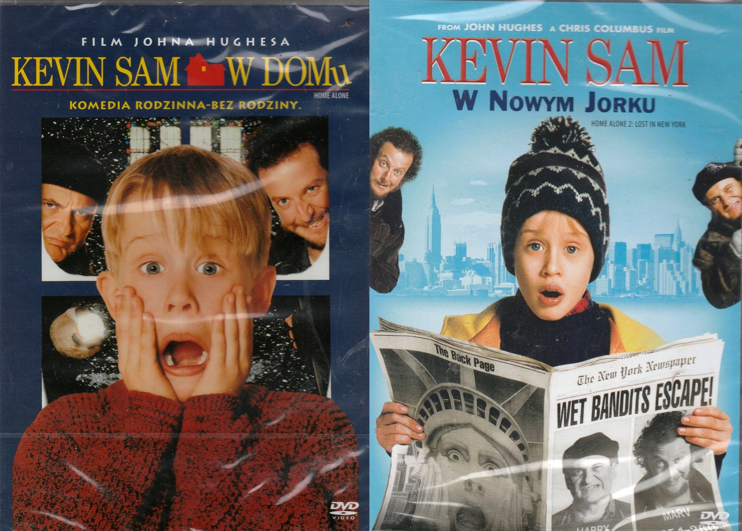 KEVIN SAM W DOMU + KEVIN SAM W NOWYM JORKU - 2 DVD - 7578904626 - oficjalne archiwum allegro