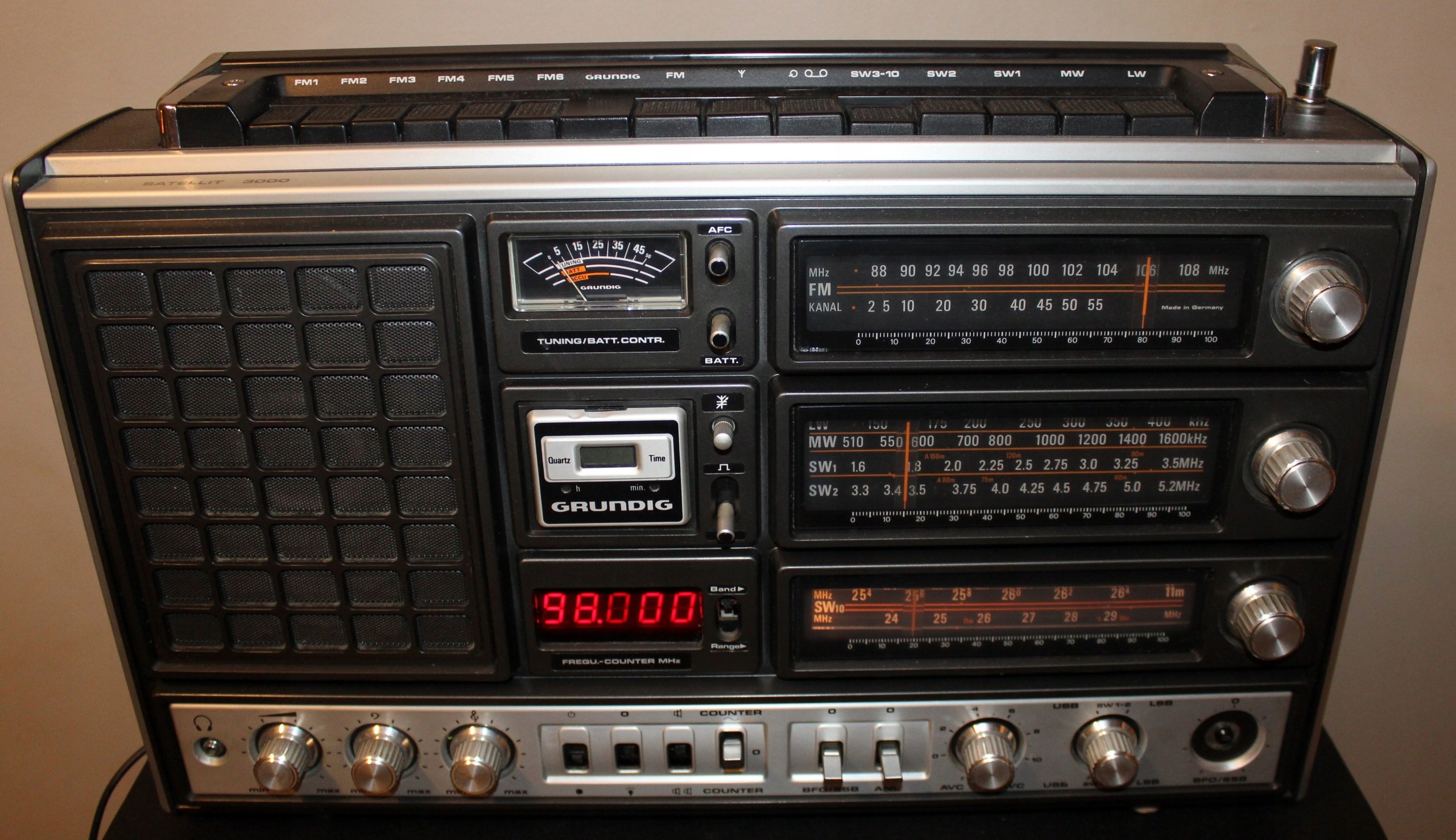 Radio Grundig Satellit 3000/Globalne/Vintage70/ - 7658643285 ...