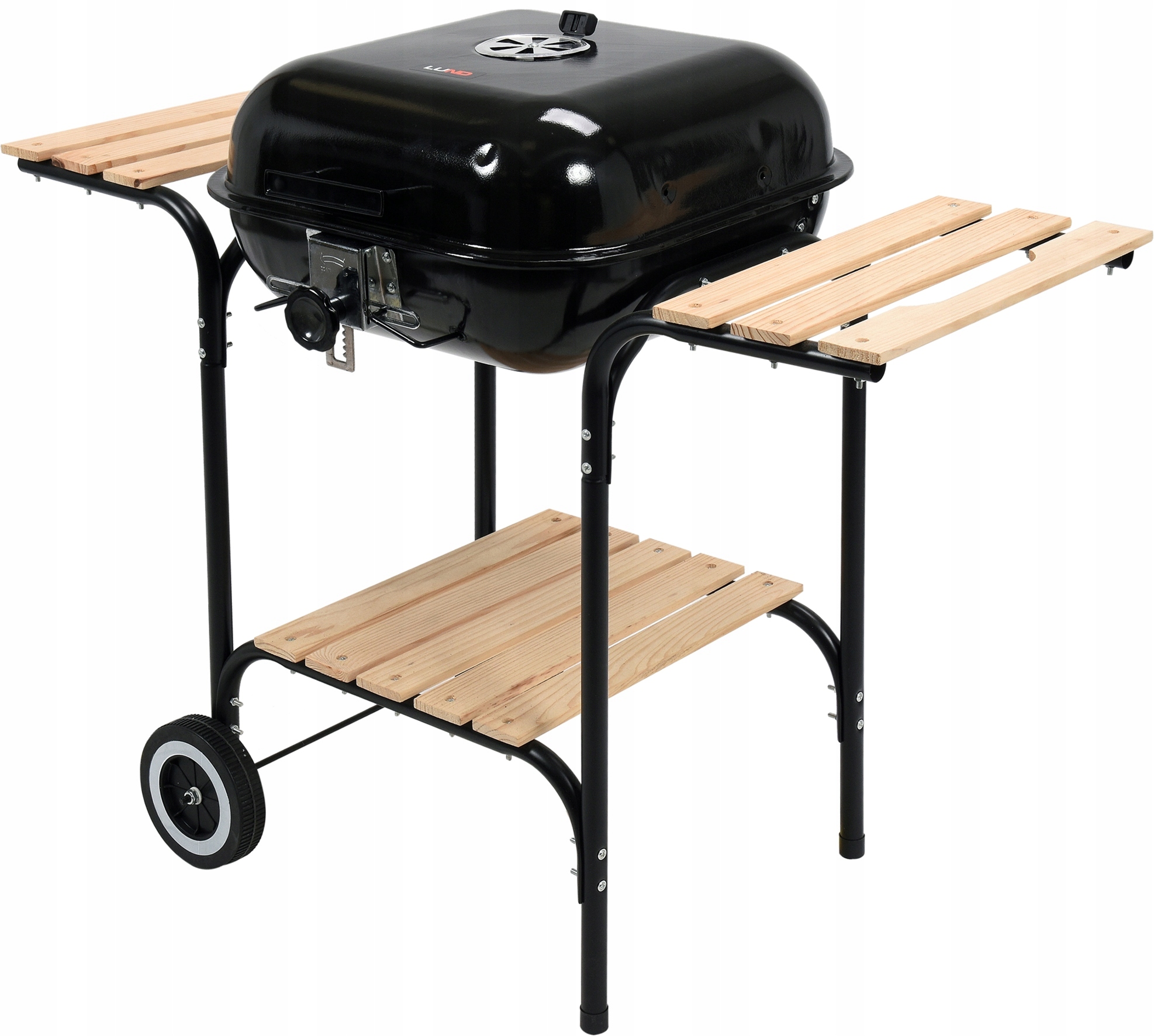 DUŻY GRIL GRILL OGRODOWY Z POKRYWĄ REGULOWANA WYSO - 6408133563 ...