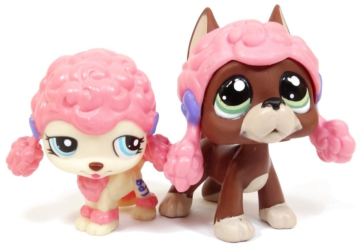 LITTLEST PET SHOP LPS PIES DOG PUDEL 1519 1520 - 7323809621 - oficjalne ...