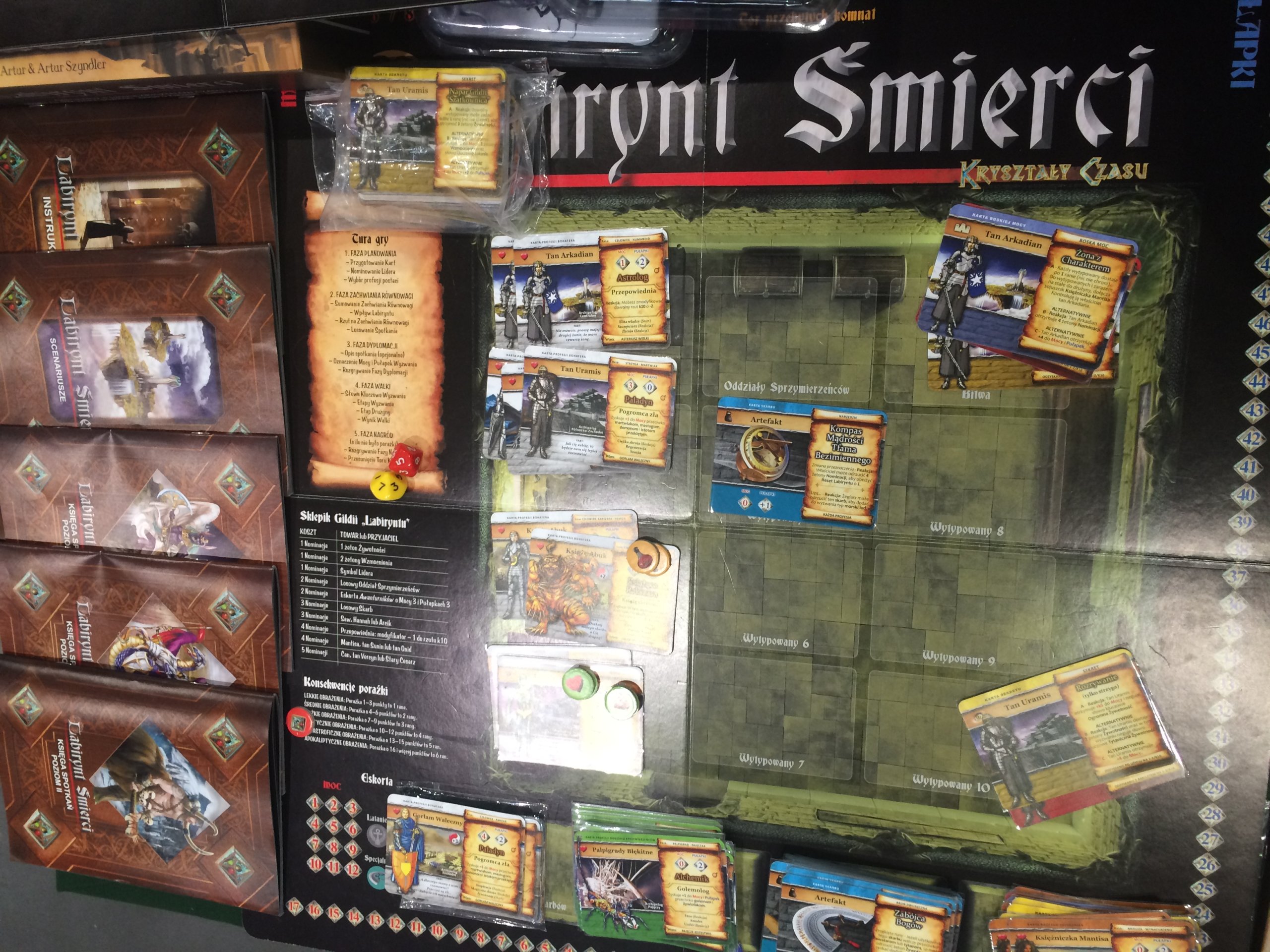 Gra planszowa: LABIRYNT ŚMIERCI - Kryształy Czasu - 6806361971 ...