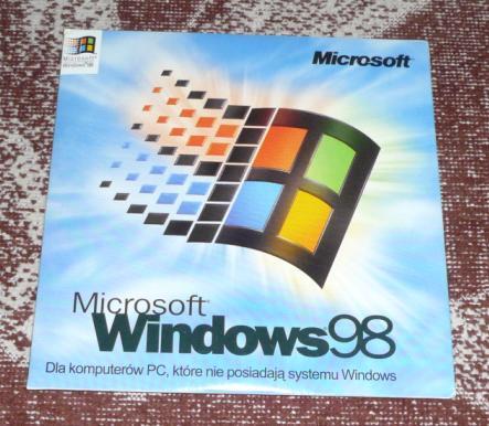 ORYGINALNY Windows 98 BOX POLSKI + PARAGON - 7100519505 - oficjalne ...