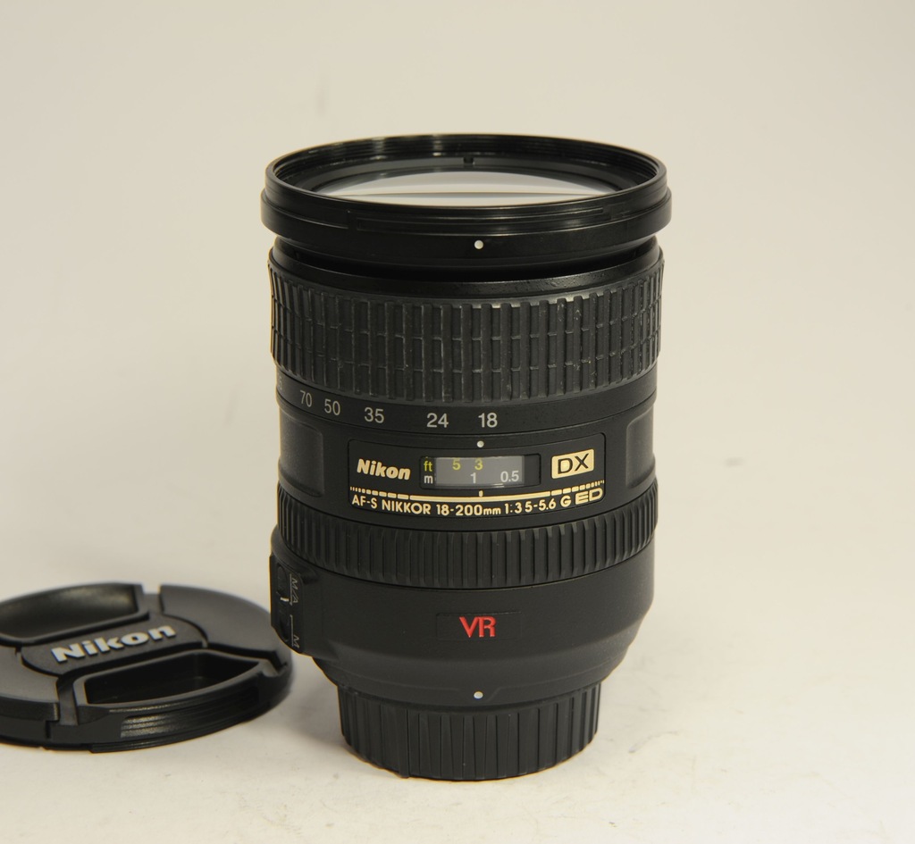 Nikon AF-S 18-200mm 1:3.5-5.6 G ED VR - 7657172059 - oficjalne archiwum Allegro