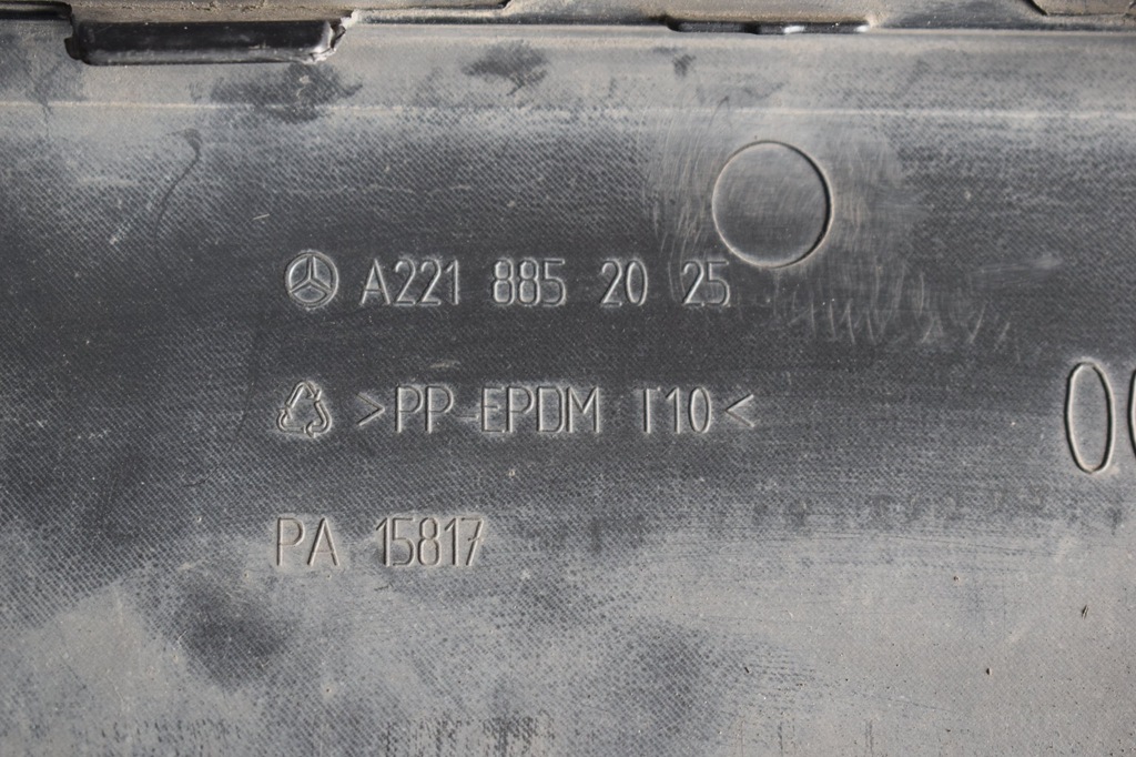 MERCEDES S W221 DYFUZOR ZDERZAKA TYŁ 2218852025 - 7011669888 ...
