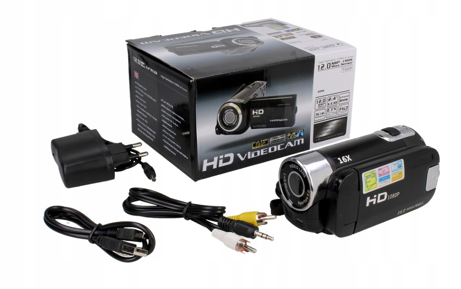 Kamera cyfrowa HD aparat 16 MPX 4xZoom SD 32GB T78 - 7018632180 ...