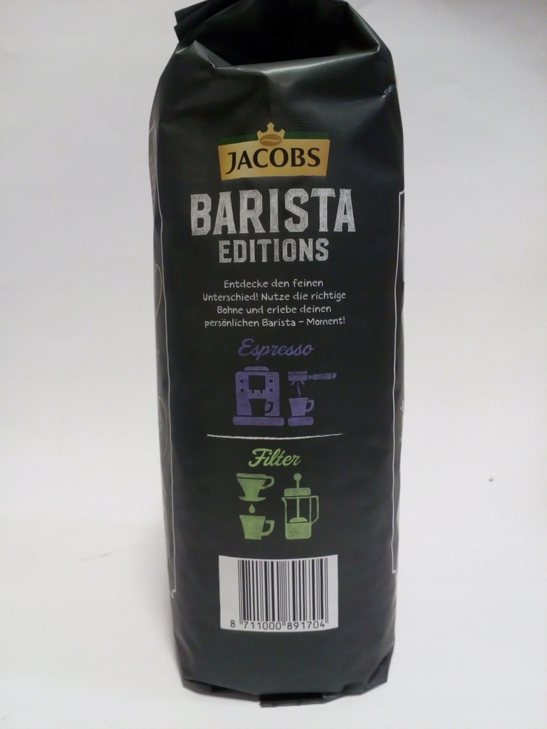 Jacobs Barista Editions Crema - Ziarno 1kg - 7525464244 - oficjalne ...