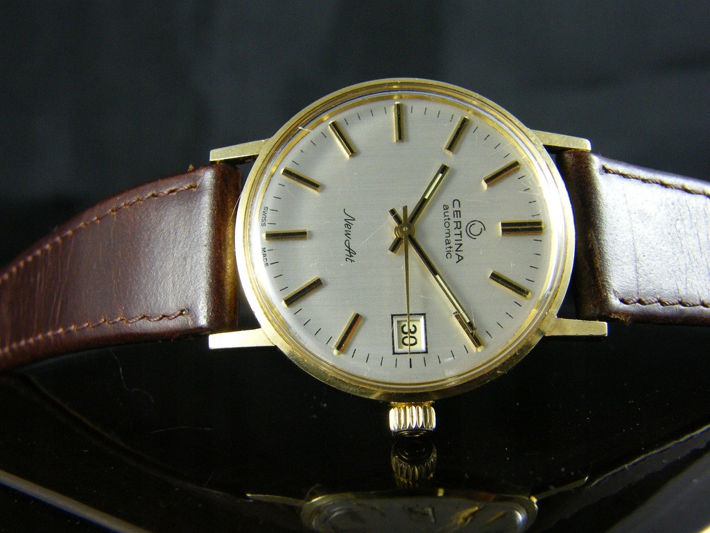 CERTINA NEW-ART AUTOMATIC ZŁOTO 18K Pr 0.750 - 7503884251 - oficjalne archiwum Allegro