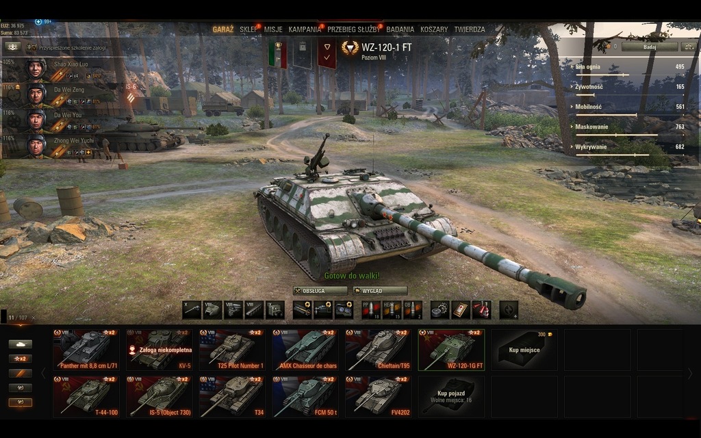 Konto Wot World of Tanks 2750 wn8! 55 x tier! - 7300436685 - oficjalne ...