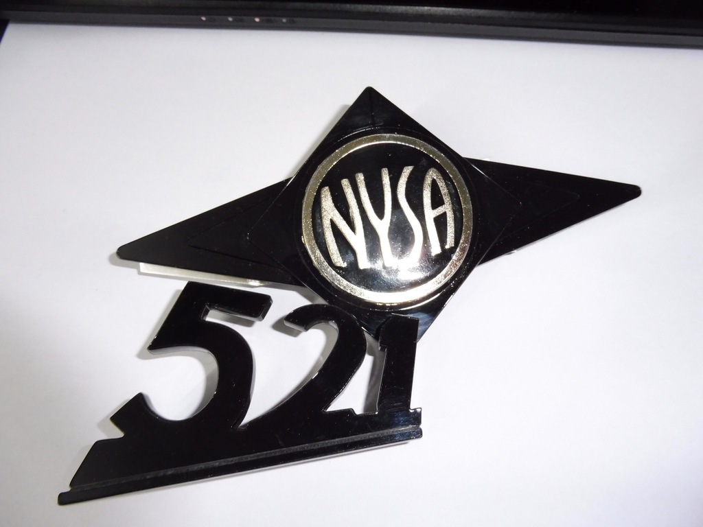 NYSA 521 emblemat napis logo KOMPLET - 7210230745 - oficjalne archiwum ...