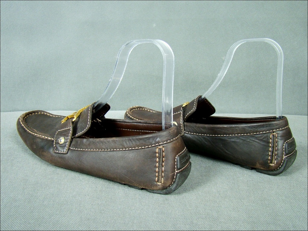 LOUIS VUITTON r 41 MOKASYNY SKÓRA MADE IN ITALY !! - 7443716216 - oficjalne archiwum Allegro