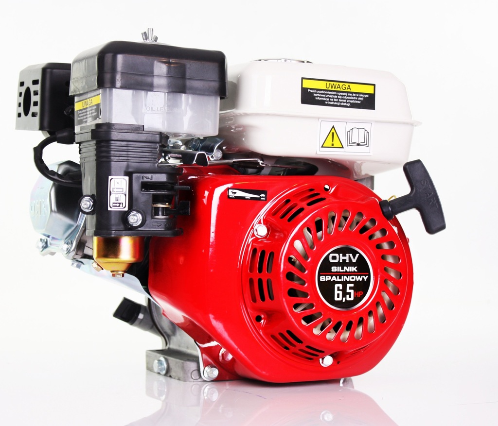 SILNIK SPALINOWY GX160 6,5KM 20MM +OLEJ+ SPRZĘGŁO - 7315325134 - oficjalne archiwum Allegro