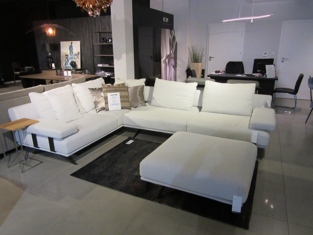 narożnik z pufą ELIXIR marki Olta z ekspozycji - 7398962870 - oficjalne ...