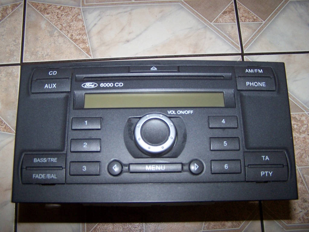Radio Ford Mondeo MK3 CD 6000 + KOD - 7641218938 - oficjalne archiwum ...