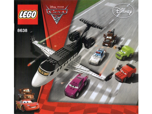 8638 LEGO CARS SPY JET ESCAPE INSTRUKCJA - 7349316663 - oficjalne ...