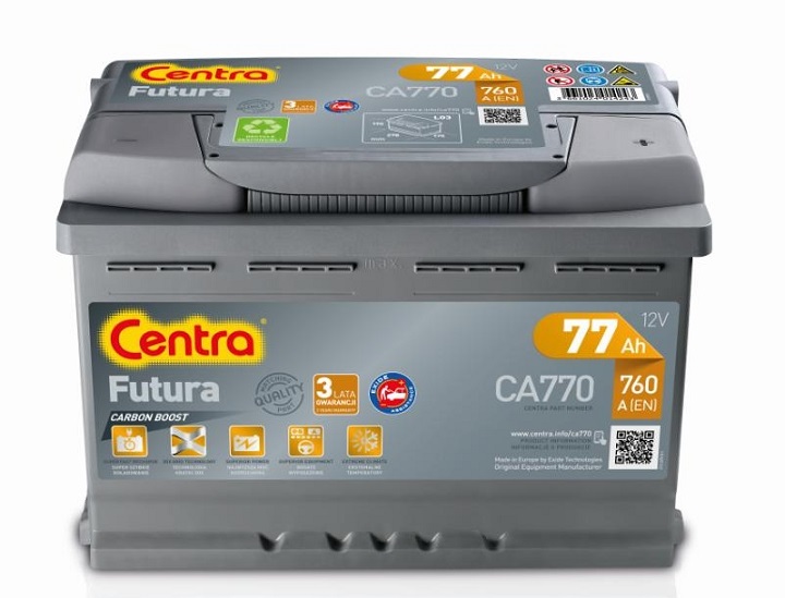 Akumulator CENTRA FUTURA CA770 77AH WARSZAWA MIŃSK - 6981324327 ...
