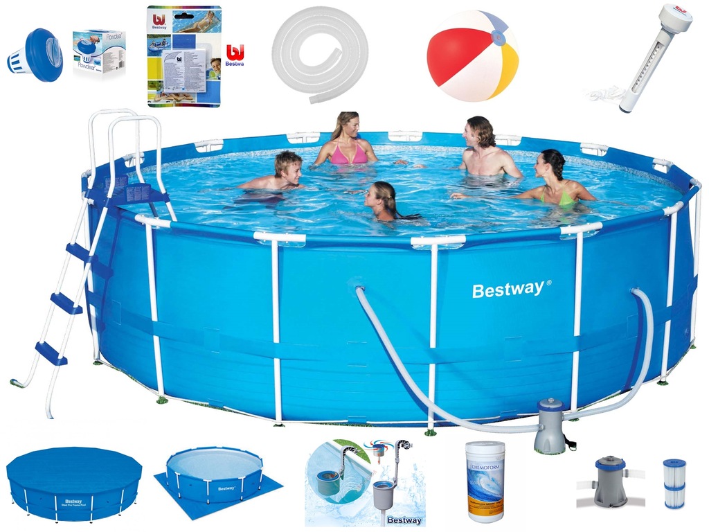 BASEN STELAŻOWY Bestway 56438 457/122 16w1 - 6851994802 - oficjalne ...