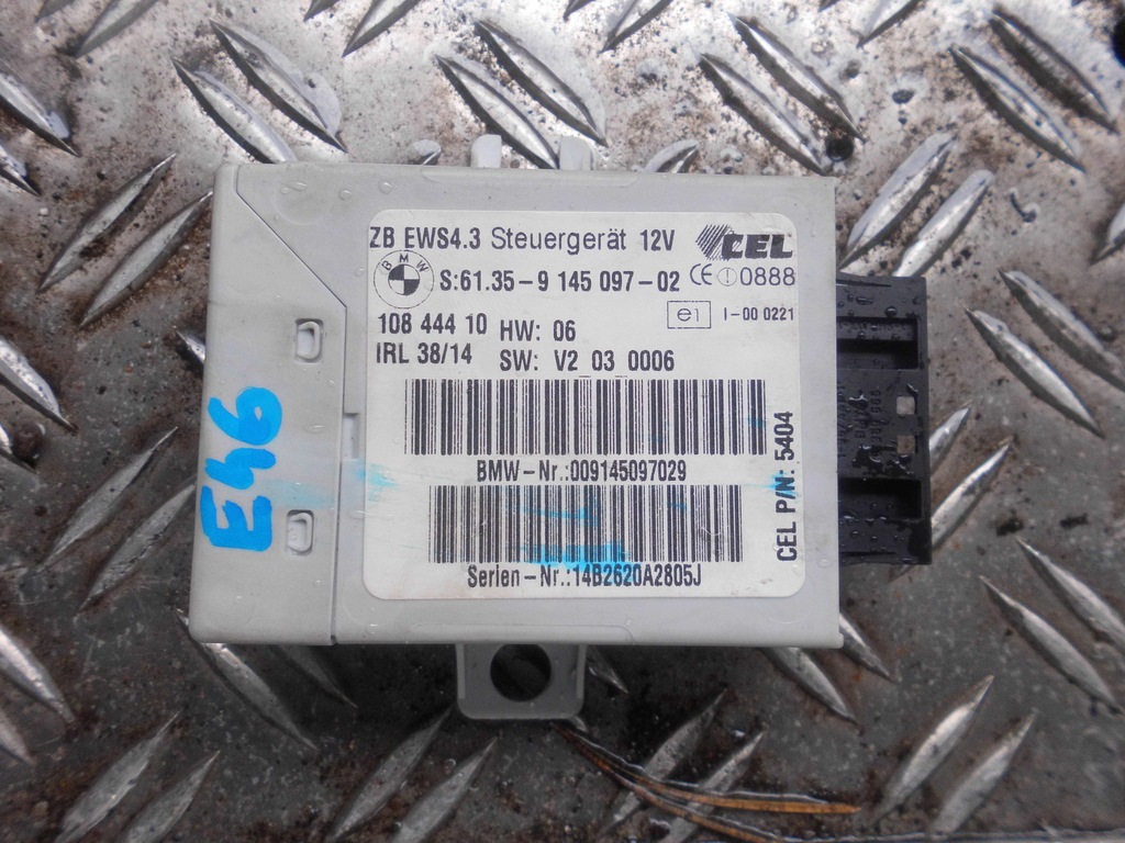 STEROWNIK EWS IV BMW E38 E39 E46 E53 9145097 - 6966217443 - oficjalne archiwum Allegro