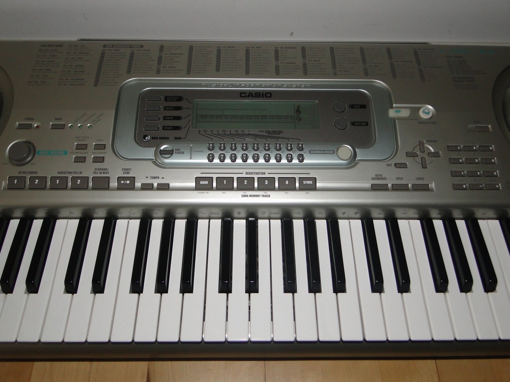ZAWODOWY KEYBOARD ARRANGER CASIO WK-3300.OKAZJA!!! - 7261123881 ...