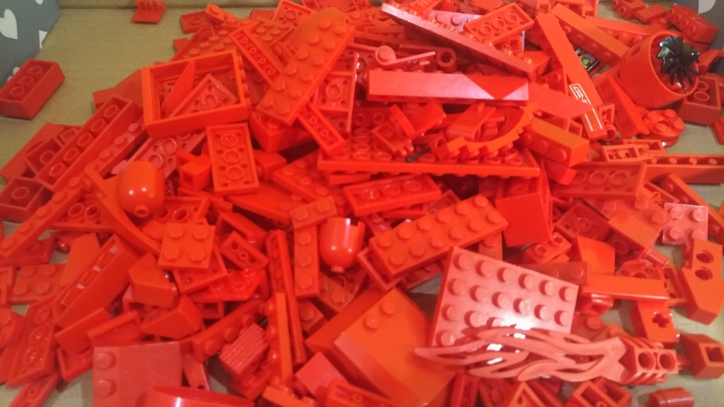 523 lego kg zestaw klocki czerwone mix - 7729836764 - oficjalne ...
