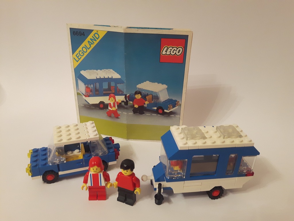 LEGO 6694 Car with Camper Instrukcja UNIKAT! - 7200643184 - oficjalne ...