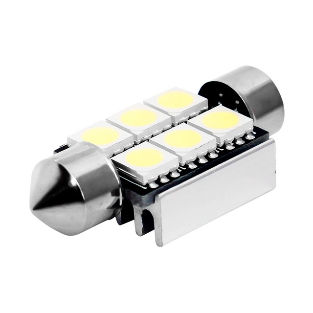 Rurka 36 mm 6 LED SMD canbus C5W C10W CAN BUS FV - 7383772885 - oficjalne archiwum Allegro