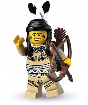 LEGO MiniFigures Seria1-1 Indianin-8683-1 - 7229799719 - oficjalne ...