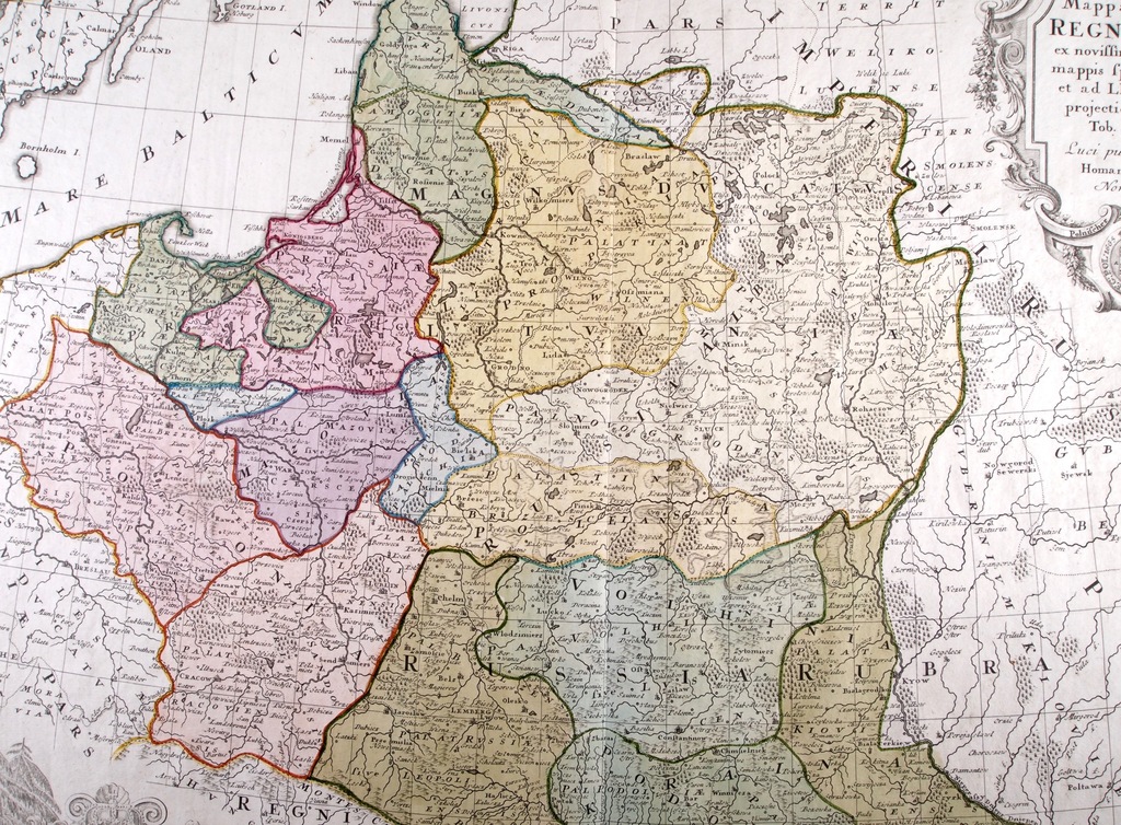 Mapa Polska 1750 rok Tobias Mayer Oryginał - 7438772285 - oficjalne ...