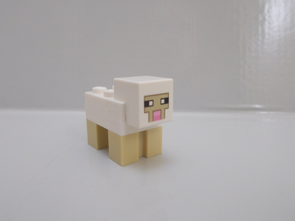 LEGO MINECRAFT FIGURKA OWCA OWIECZKA BIAŁA / NOWA - 7133551997 ...