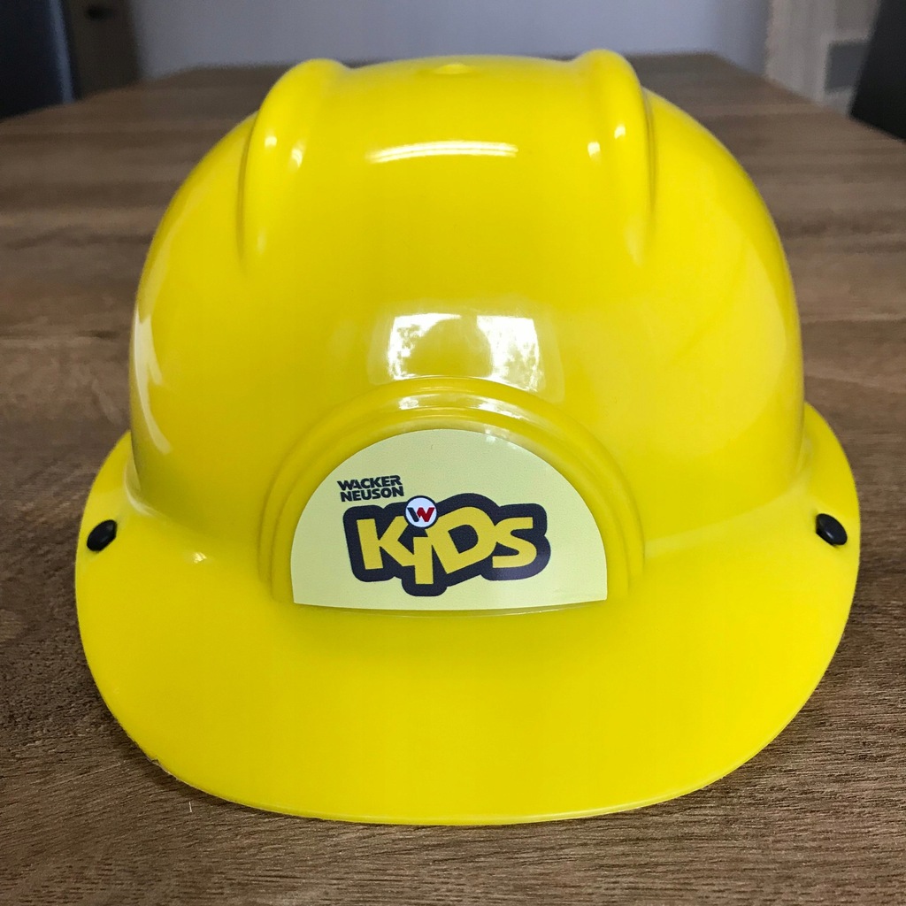 KASK DZIECIĘCY BUDOWLANY Z LOGO KIDS WACKER NEUSON - 6995449764 ...