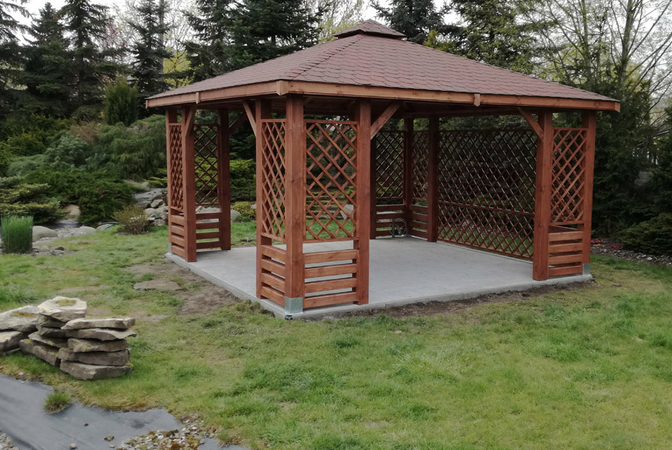 ALTANKA OGRODOWA ALTANA ALTANKI DREWNIANE OGRODOWE - 7142762190 ...