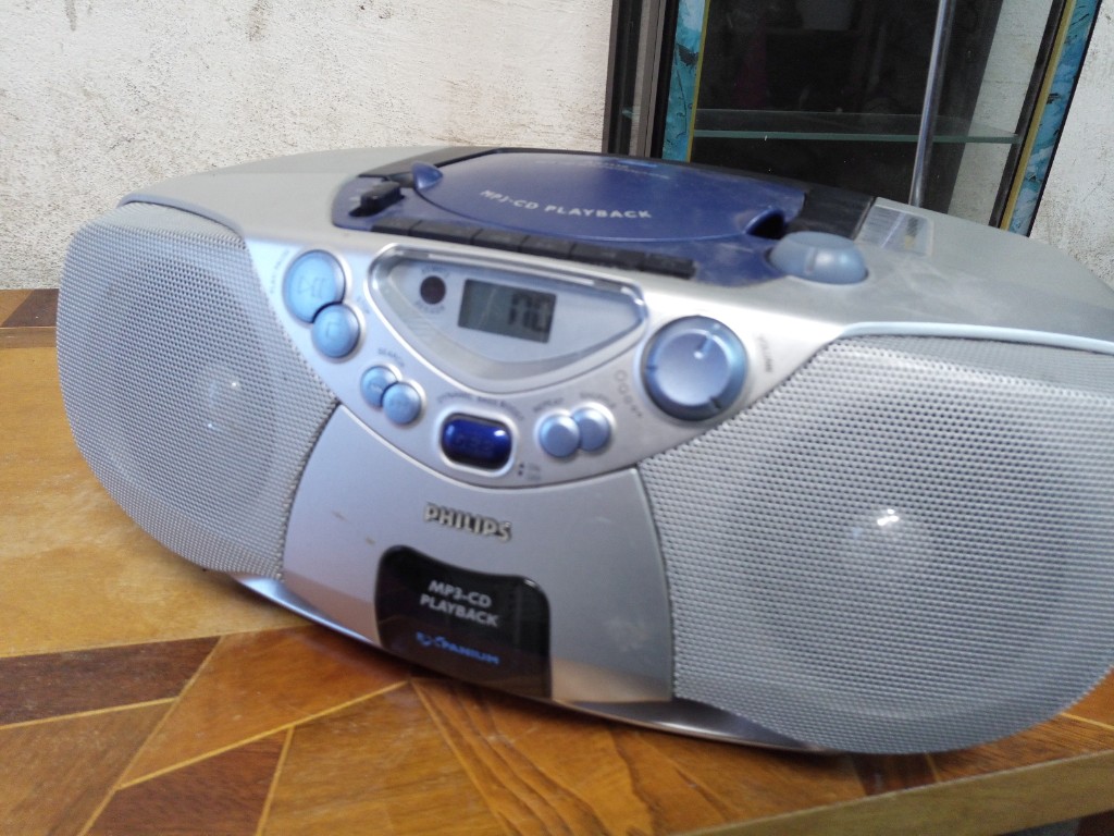 Radio Boombox Philips AZ 5130 mp3 cd - 7071680542 - oficjalne archiwum Allegro