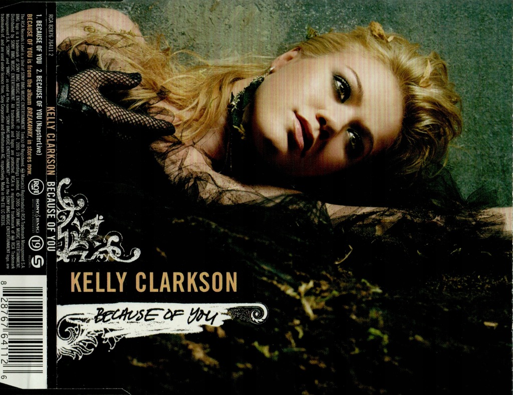 Kelly Clarkson - Because Of You 2005 MAXI CD - 7545256395 - oficjalne ...