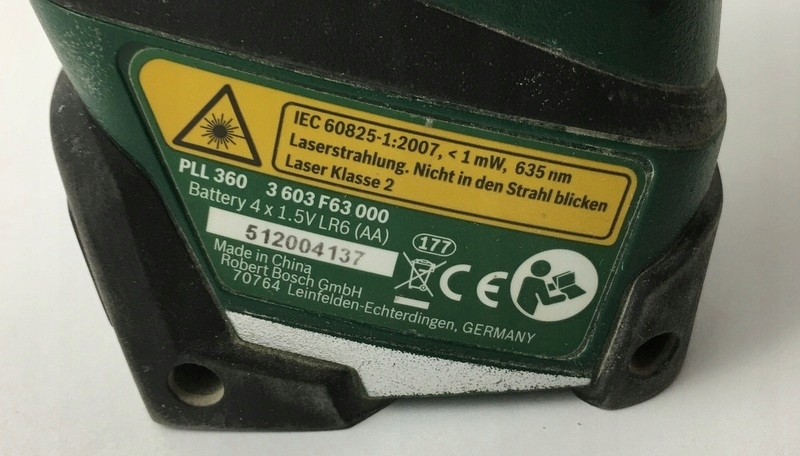 LASER LINIOWY BOSCH PLL 360 - 7601708549 - oficjalne archiwum Allegro