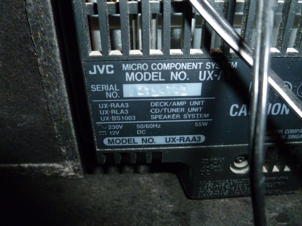 Micro wieża JVC UX-A3 - 7087520652 - oficjalne archiwum Allegro