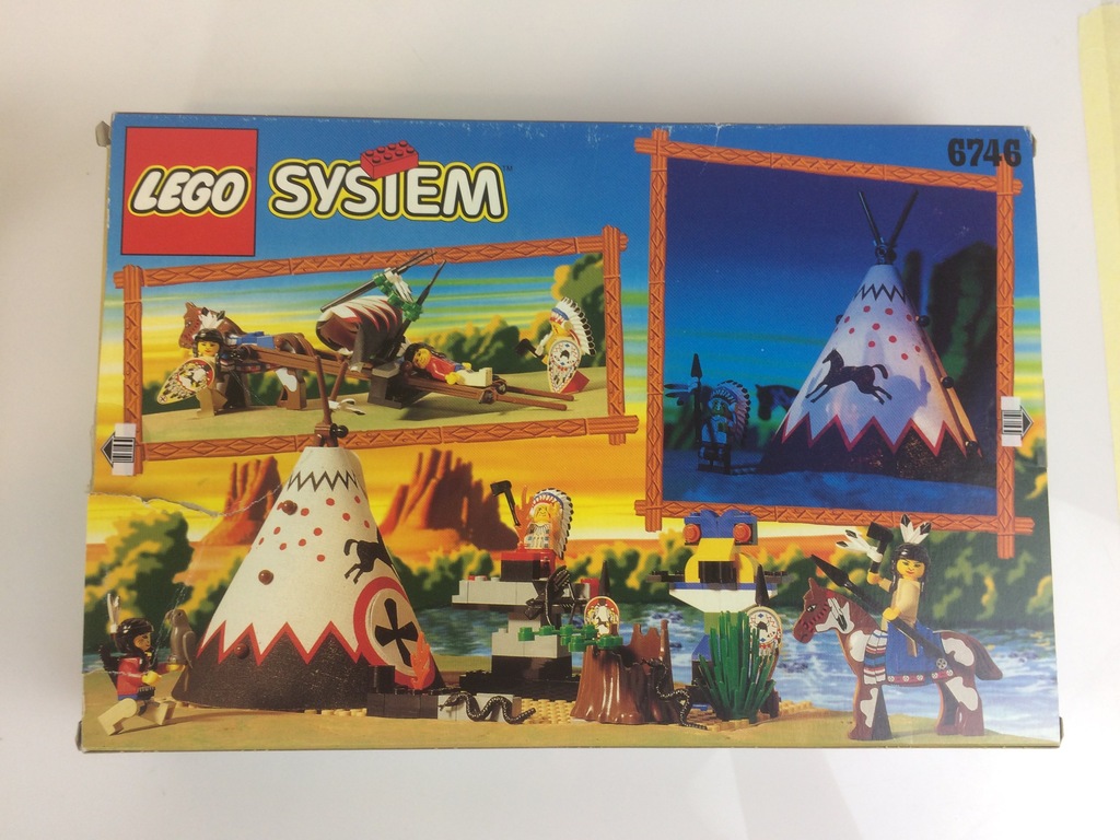 LEGO 6746 Chief's Tepee + pudełko WESTERN - 7482432199 - oficjalne ...