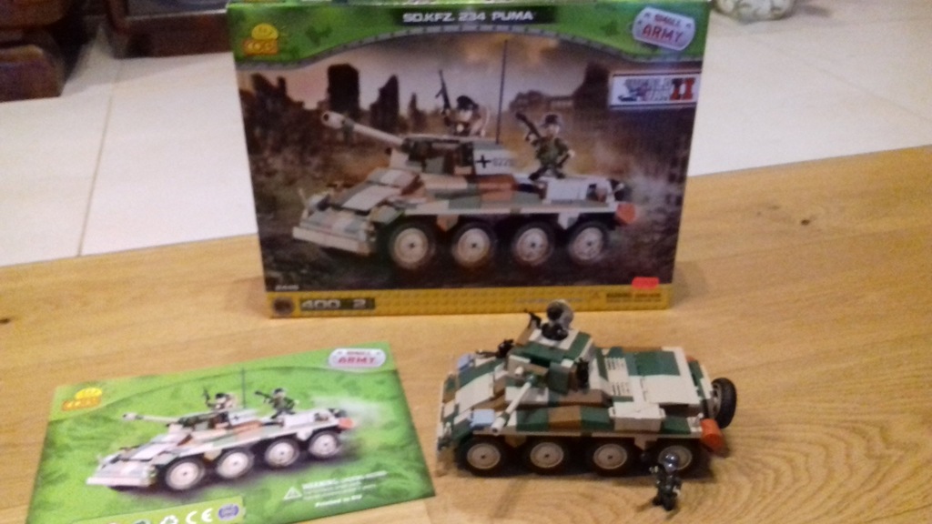 COBI Sd.Kfz. 234/2 Puma (2446) - 400 elem. - 7193978612 - oficjalne ...