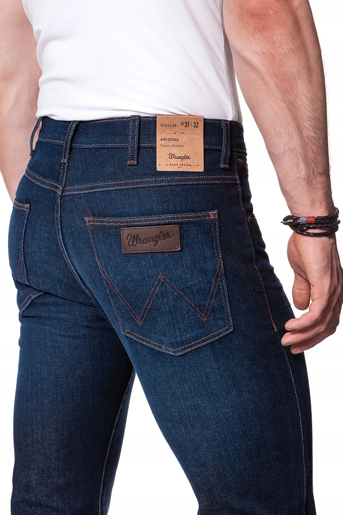 WRANGLER ARIZONA SPODNIE MĘSKIE JEANSY ___ W33 L32 - 7573729727 ...