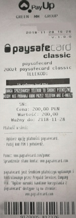 kody paysafecard PSC 100 zł - 7726849559 - oficjalne archiwum Allegro