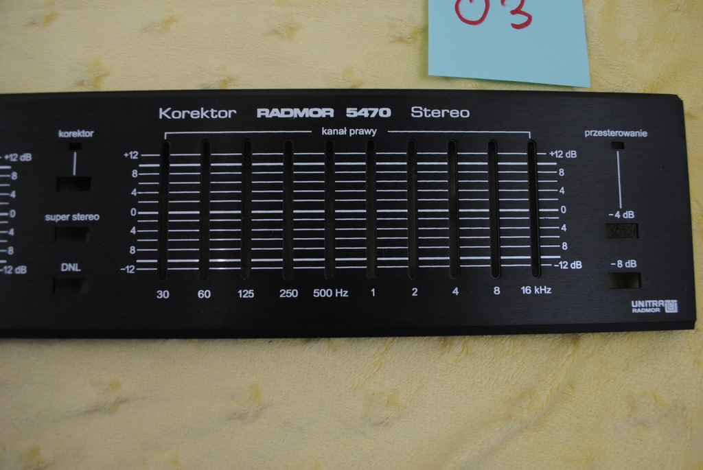 Radmor Unitra - płyta czołowa 5470 regenerowana 03 - 7203892630 ...