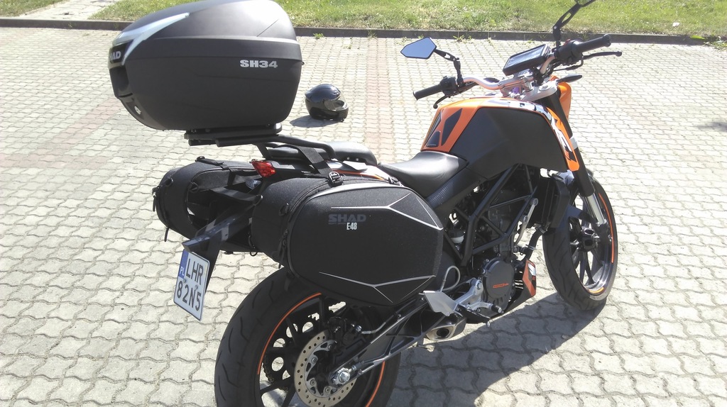 Ktm Duke 125, 2011r, zestaw sakw, kufer. - 7329592685 - oficjalne ...