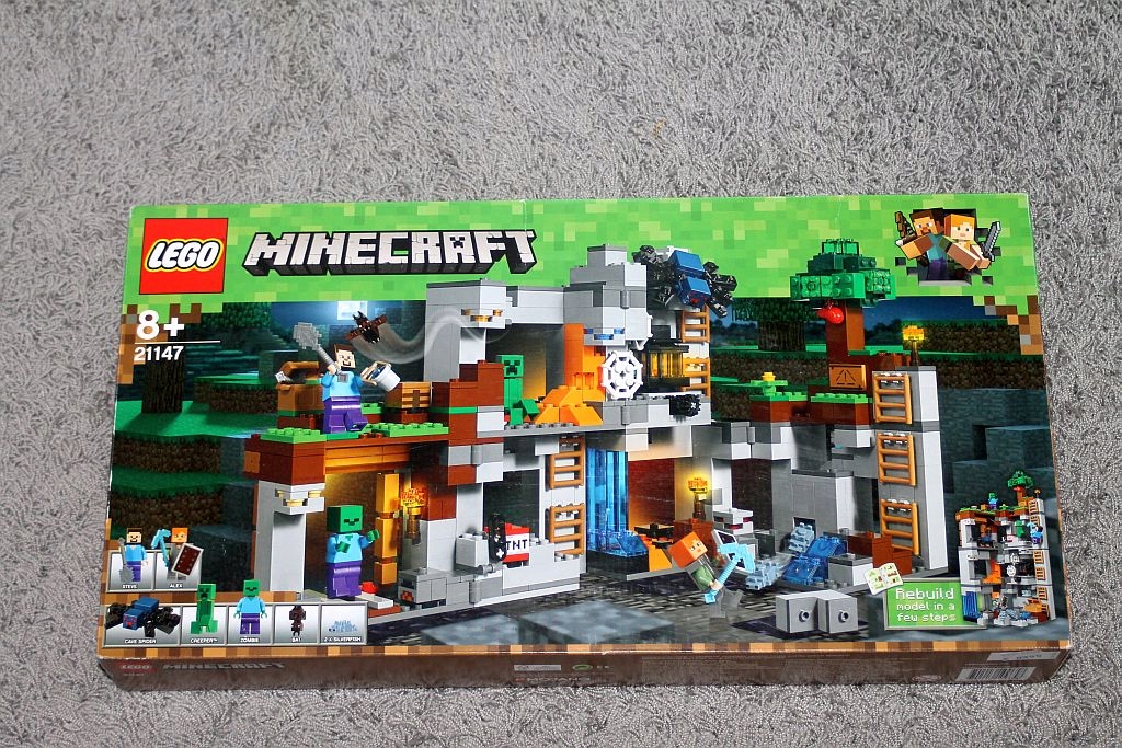 LEGO MINECRAFT 21147 PRZYGODY NA SKALE MACIERZY - 7663042479 ...